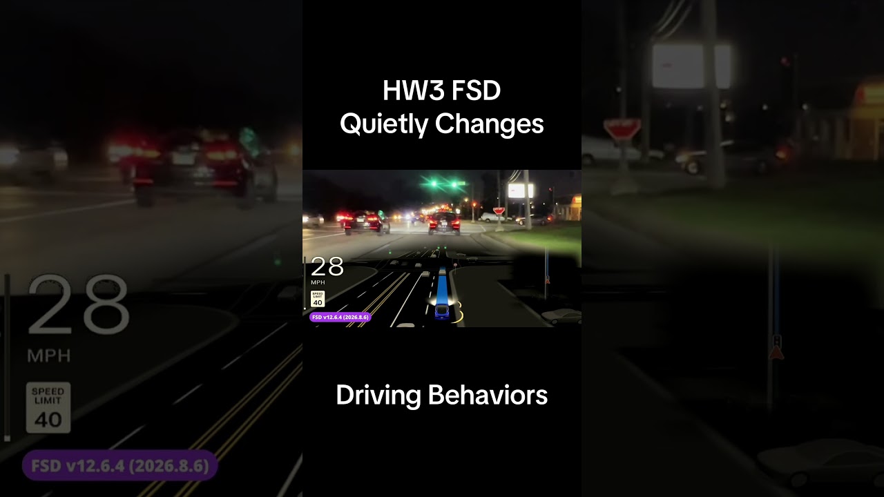 HW3 FSD Changes Quietly Due to Parameter Weights