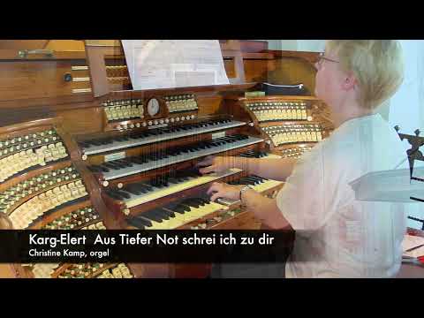 Karg-Elert: Aus Tiefer Not schrei ich zu dir, Christine Kamp, Walcker orgel 1916, Doesburg LIVE