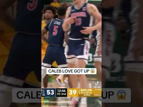 Insane Dunk By Caleb Love 🔥👀