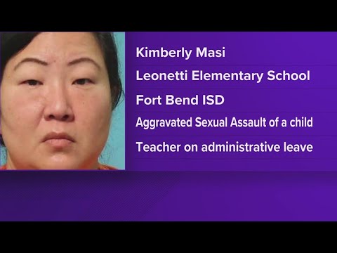 Missouri City, Texas teacher Kimberly Masi booked into Brazoria County ...