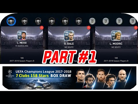 UCL BOX DRAW 16 TIMES (4000 Coins) | PES 2018 MOBILE | PART #1