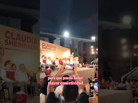 Claudia Sheinbaum en Lázaro Cárdenas, Michoacán