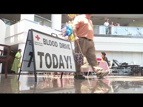 Red Cross blood drives