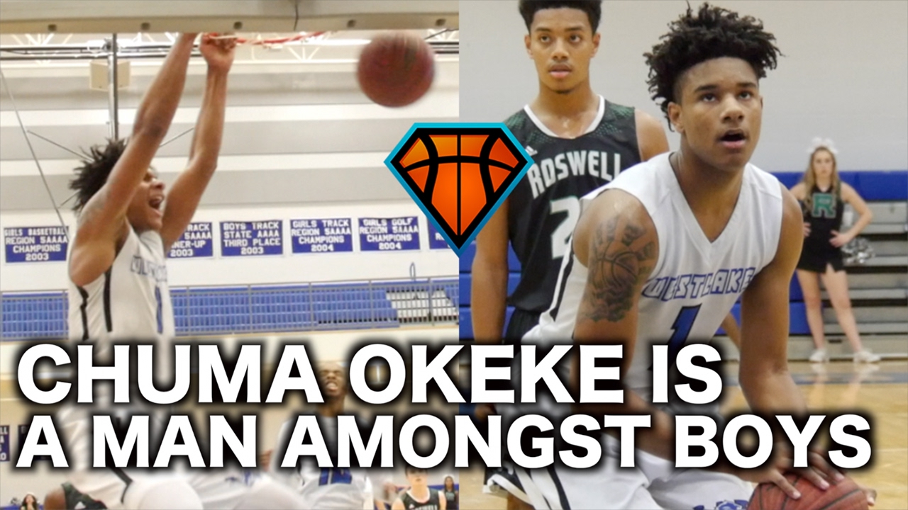Chuma Okeke Is a MAN Amongst Boys!! | Drops 32 of 50 Points To Lead Westlake Over Roswell