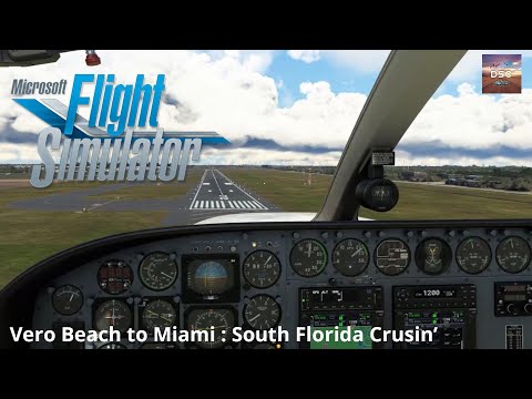 MSFS2020: Vero Beach to Miami in the Cessna 414AW