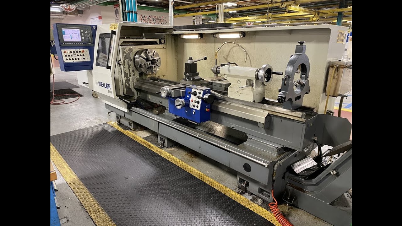 Weiler E50 Cycle-Controlled Lathes