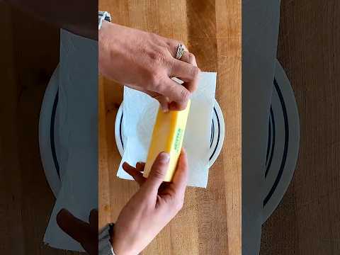 GENIUS Cooking Hack!! How to Soften Butter #shorts