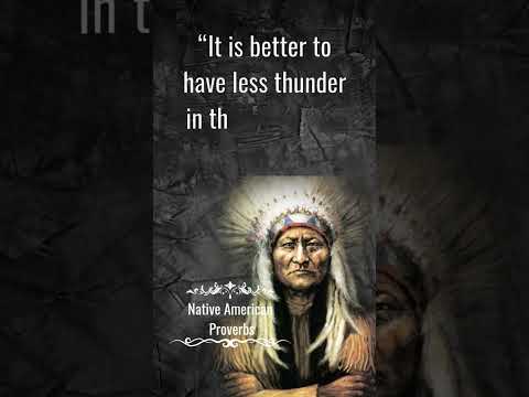 Native Americans Proverbs Quotes #shorts