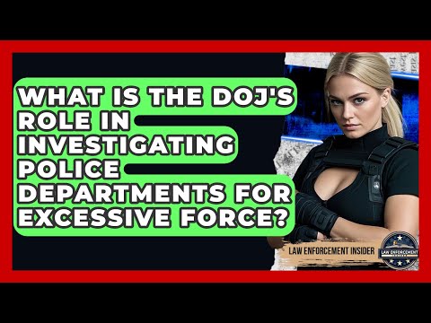 What Is The DOJ's Role In Investigating Police Departments For Excessive Force?