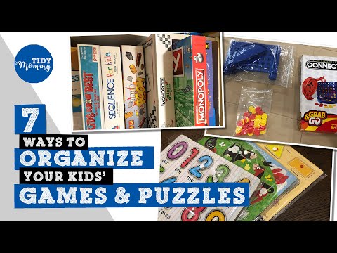 How to Organize Board Games and Puzzles for Moms