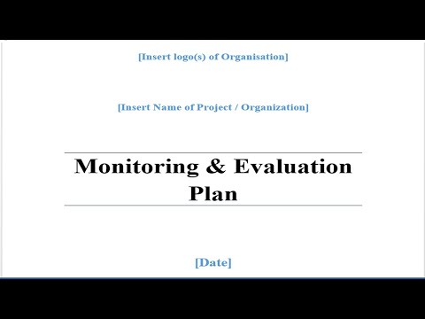 DOWNLOAD the Monitoring and Evaluation Plan Template | Free M&E PLan Template Watch Video