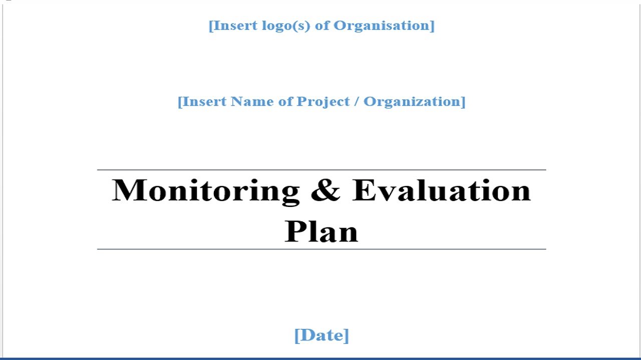 DOWNLOAD the Monitoring and Evaluation Plan Template | Free M&E PLan Template Watch Video