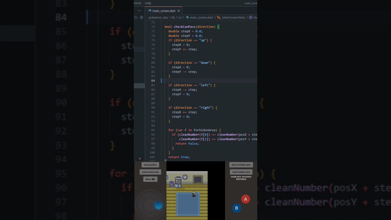 pokemon flutter #flutter #fluttergame #pokemon
