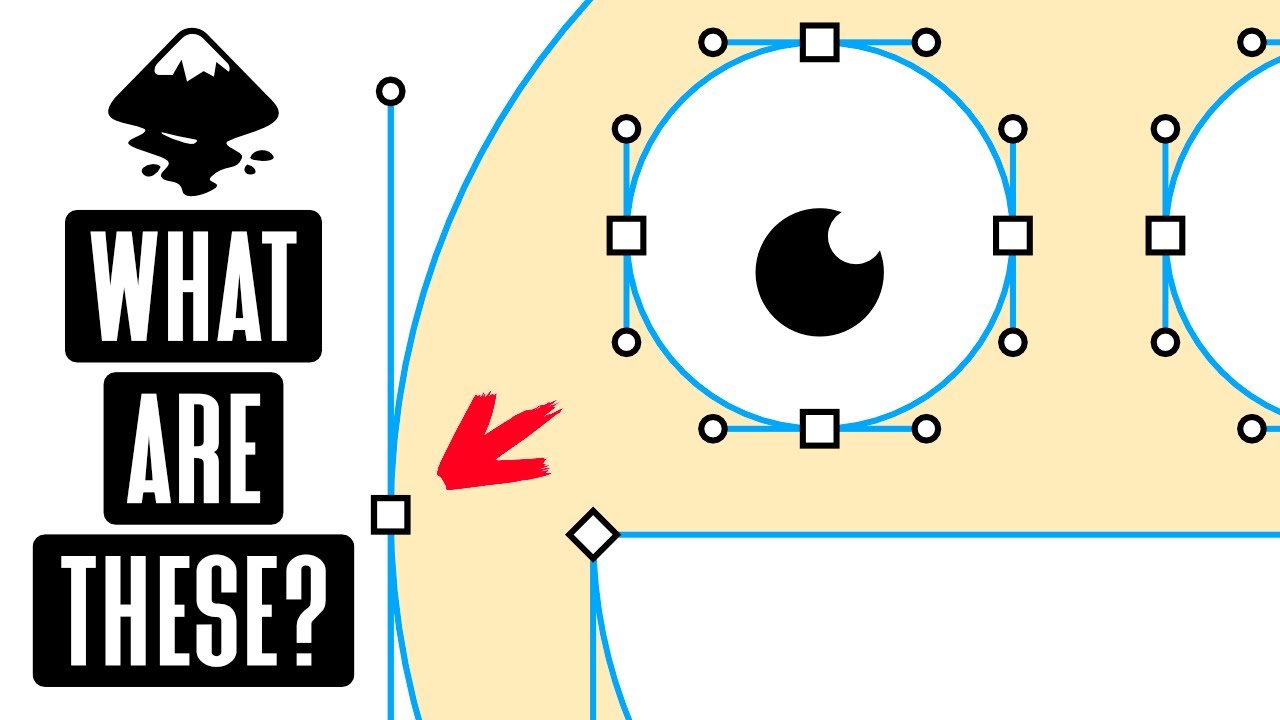 Introduction To Nodes and Paths | Inkscape Beginner Tutorial