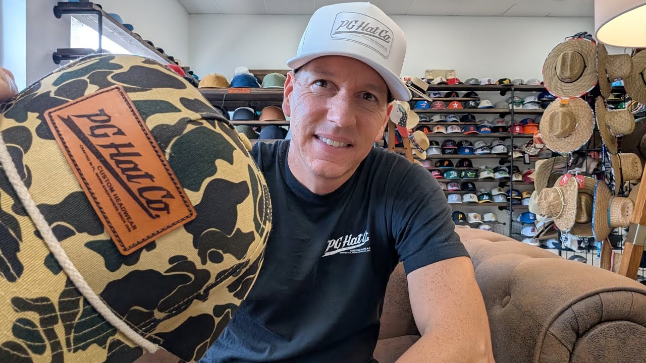 HOW TO Make and sew a real leather patch hat in under 4 minutes!