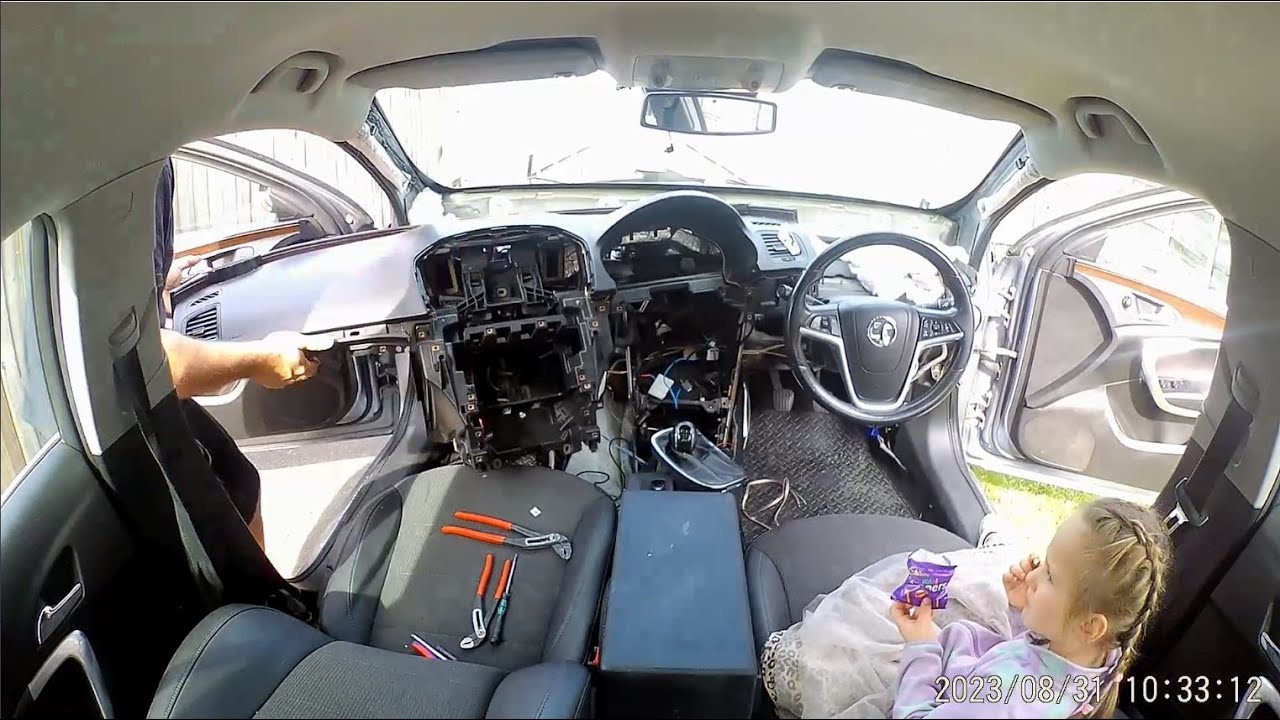 Timelapse of dash replacement