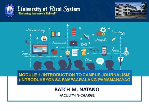 INTRODUCTION TO CAMPUS JOURNALISM