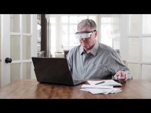 These new electronic glasses allow the legally blind to see
