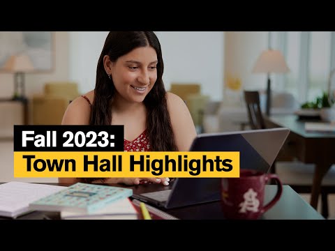Highlights from the Fall 2023 Town Hall with ASU leadership and online learners | ASU Online