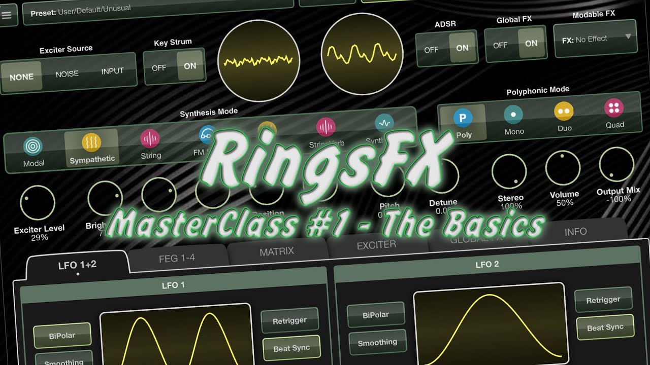RingsFX for iOS - MasterClass #1
