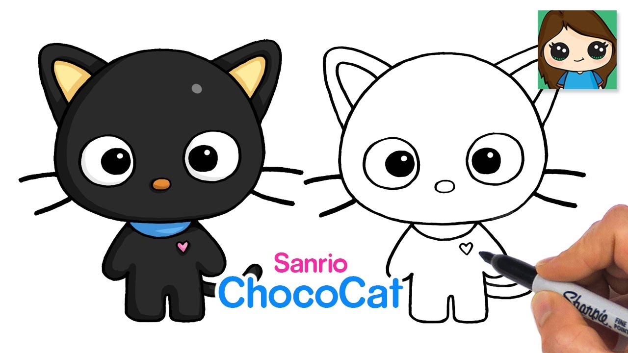 How to Draw ChocoCat Easy | Sanrio