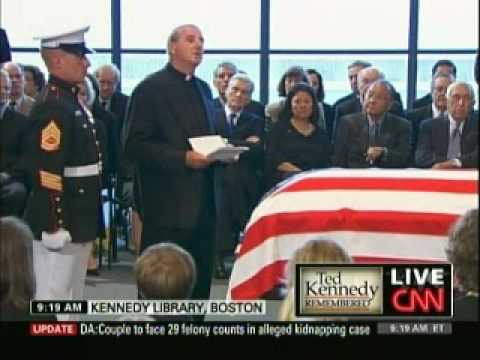 Fr. Creedon Prayer, Irish Blessing To Ted Kennedy On Day Of Burial