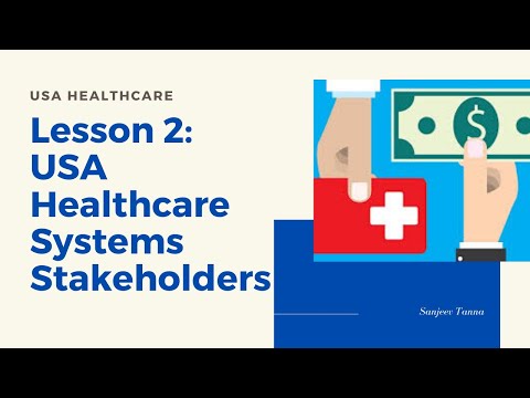 Lesson 2: USA Healthcare Systems Stakeholders