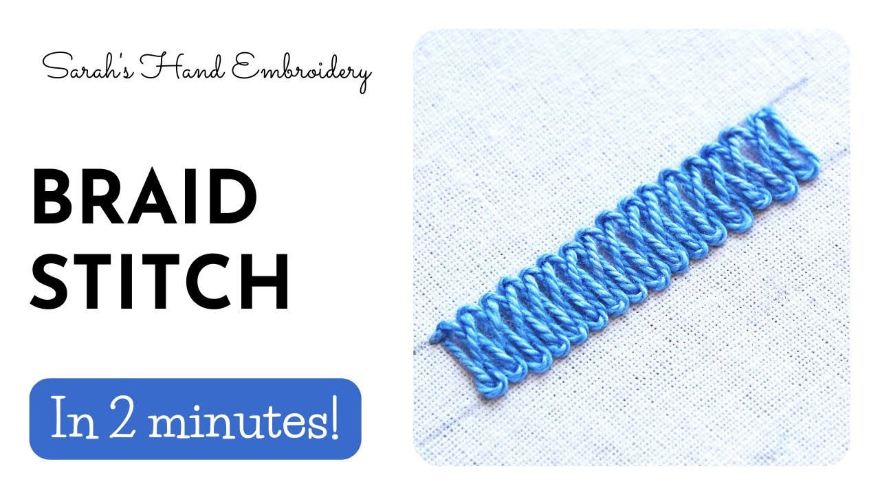 Video Library of Hand Embroidery Stitches - Sarah's Hand Embroidery