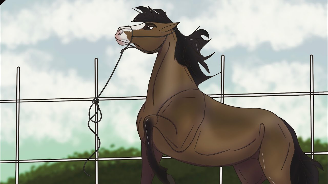 Comic strip style || Horse speedpaint ||