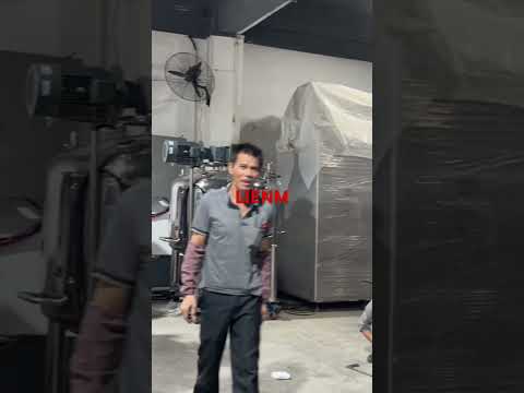 3000L liquid detergent mixing machine with steam generator in production