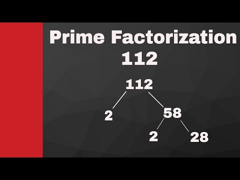 Prime factorization of 112 and 84