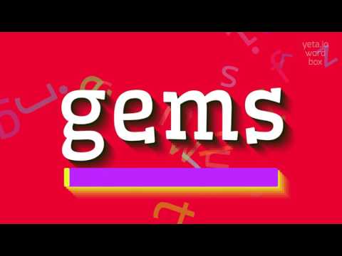 GEMS - HOW TO PRONOUNCE IT? #gems