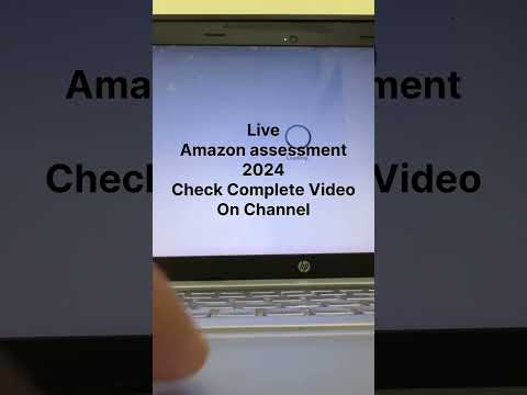 Amazon assessment Test 2024 Complete Video #amazonjobsfromhome