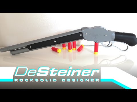 DeSteiner Model 1887 | 3D-printed mechanically working Winchester Prop Gun