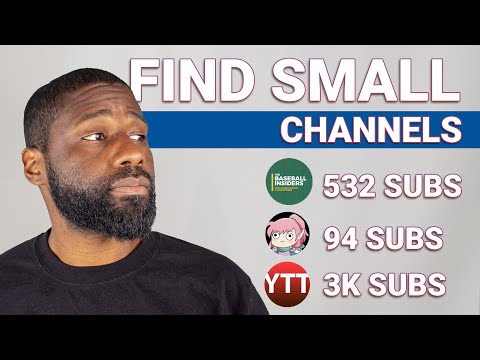 How to find small channels on YouTube 2025