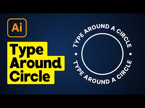 How to Type Around a Circle in Illustrator