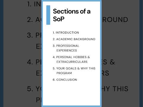 Statement of Purpose: Basic Structure and a Few Tips