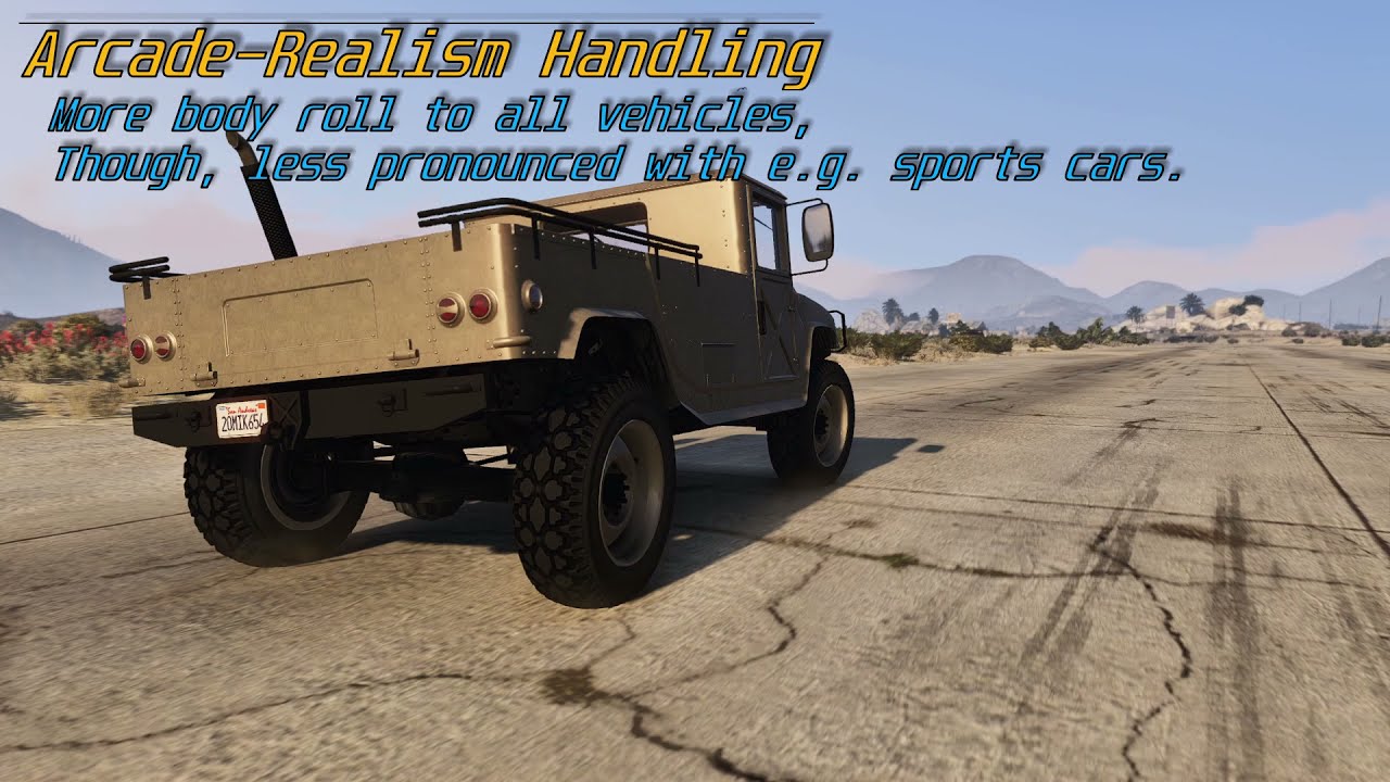 GTA V: Arcade-Realism Handling Mod