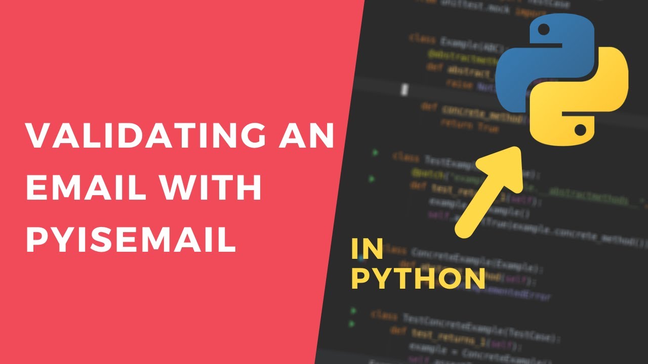 Validate an Email in Python with the pyisemail Package - 1 Minute Tutorial #shorts