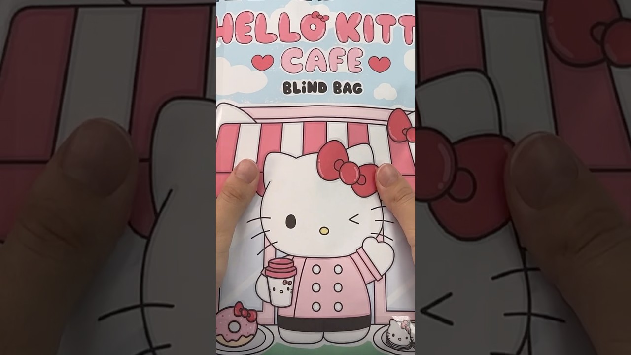 Hello Kitty Cafe Blind Bag Paper DIY #blindbagpaper #hello kitty #papercraft