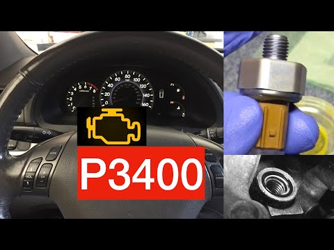 Honda V6 Oil Pressure Switch Replacement (Code P3400)