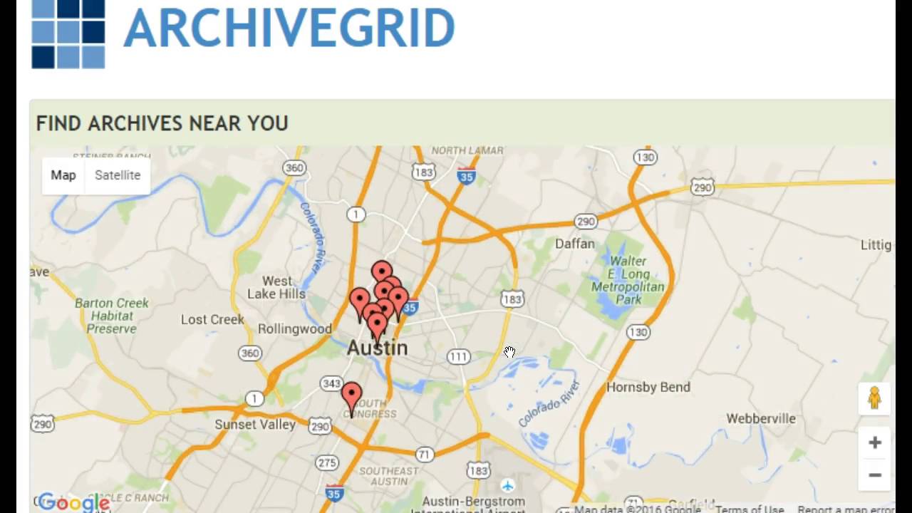 Finding libraries and archives with WorldCat and ArchiveGrid