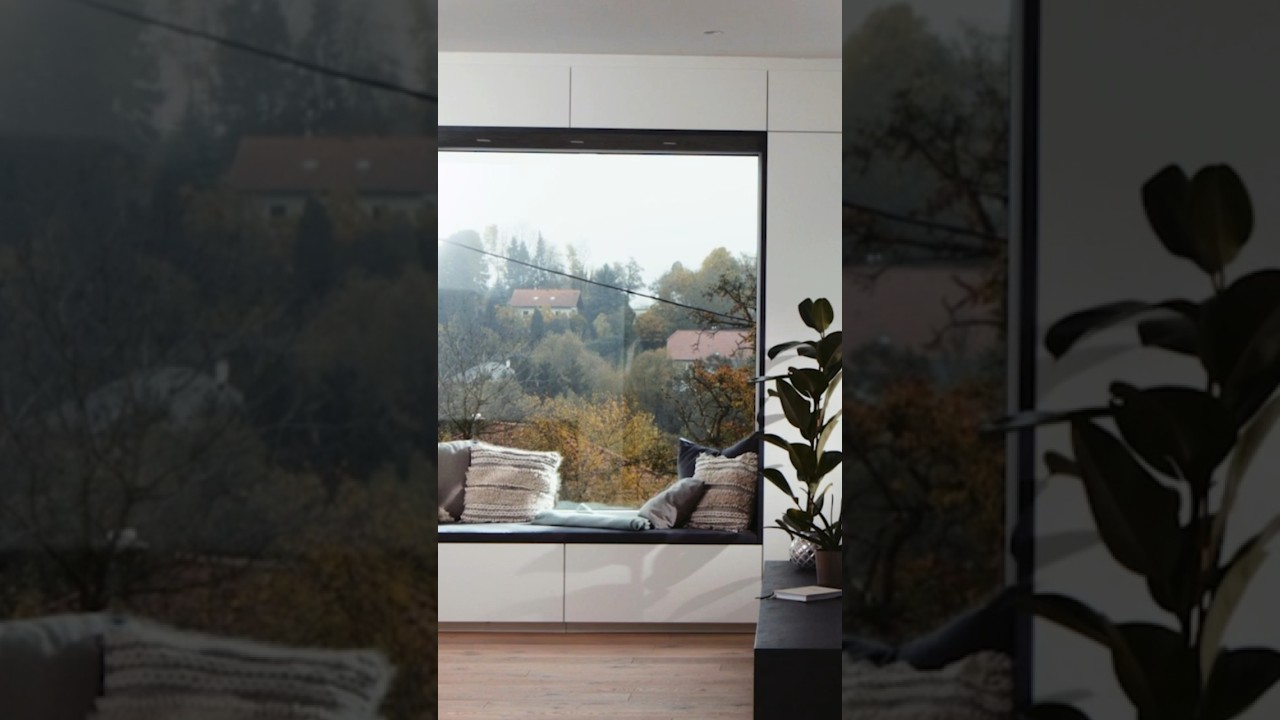 Step into a bright and sunlit home where large windows let in the morning sun. ☀️ #internorm
