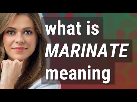 Marinate | meaning of Marinate
