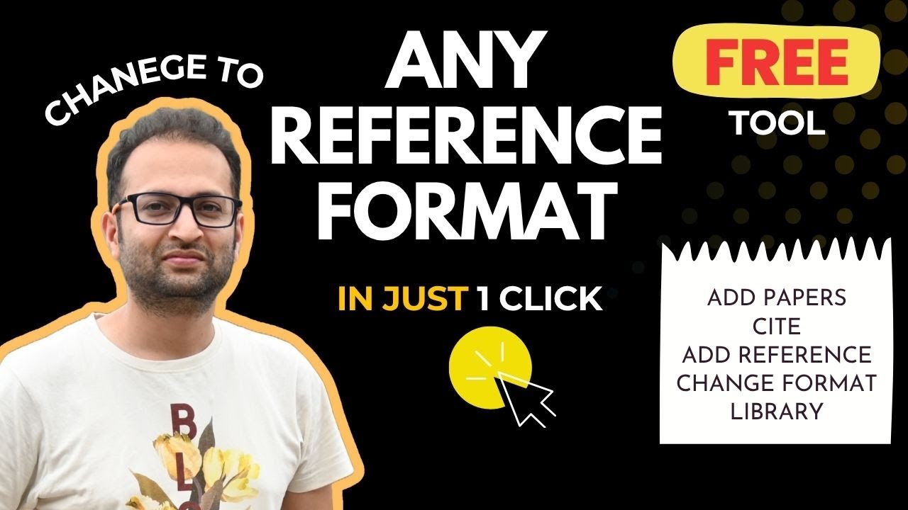 Stop Formatting References Manually! | Best Free Tool for Automatic Citation & Reference Management