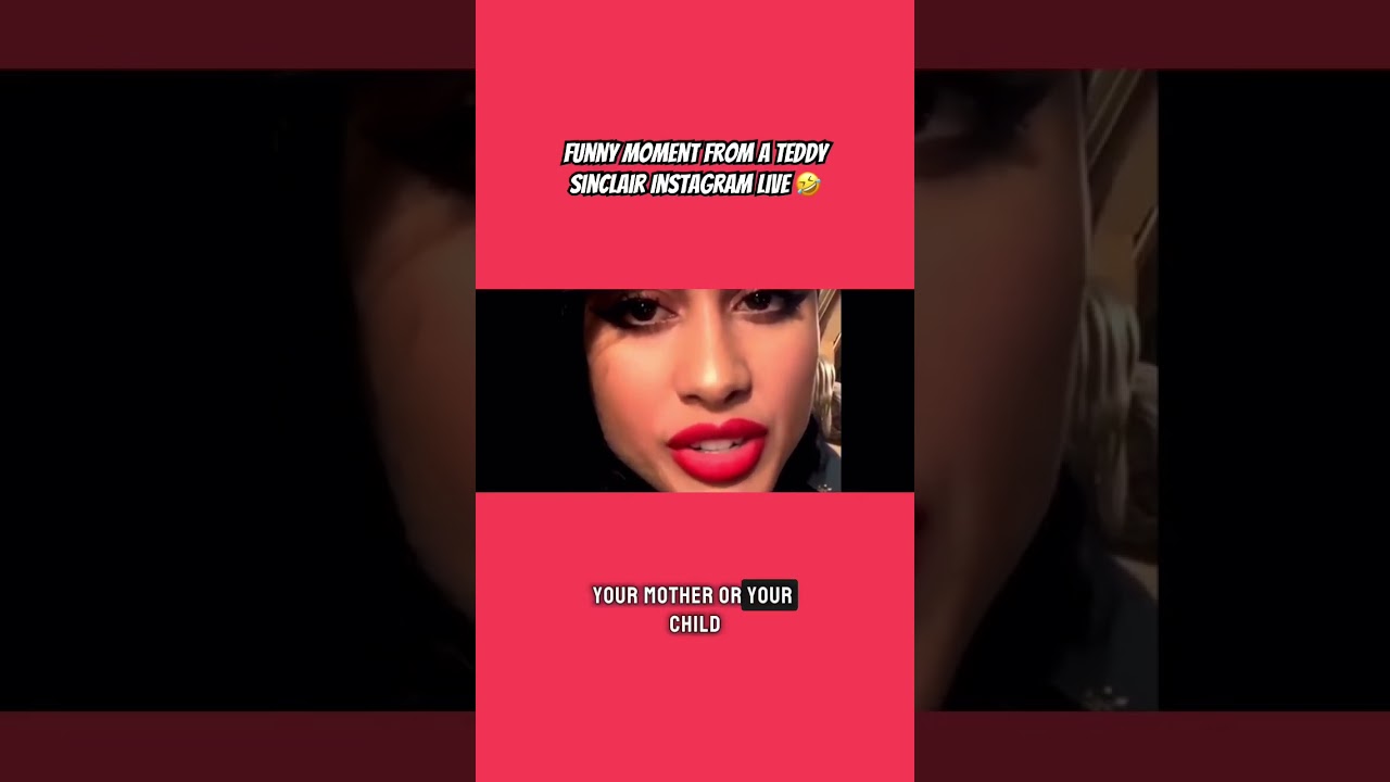 Funny Clip of Teddy Sinclair Instagram Live 🤣