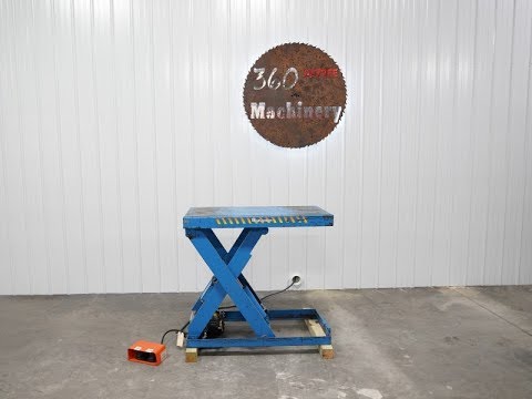BISHAMON 2,500 LB LIFT TABLE 24″ X 48″ (230V/Single Phase)
