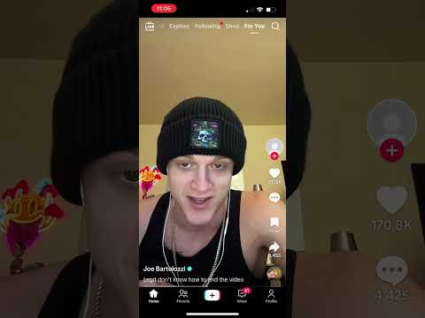 Joe Bartolozzi‘s last TikTok video 