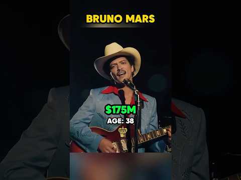 Bruno Mars: The Evolution of a Hitmaker🎶🔥 #brunomars #evolution #shorts