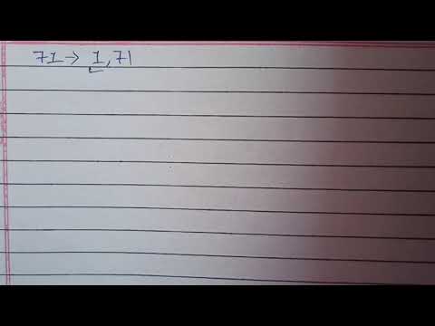 factors of 71